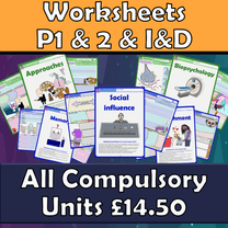 Worksheets: – Psych Boost