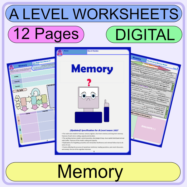 Worksheets: – Psych Boost